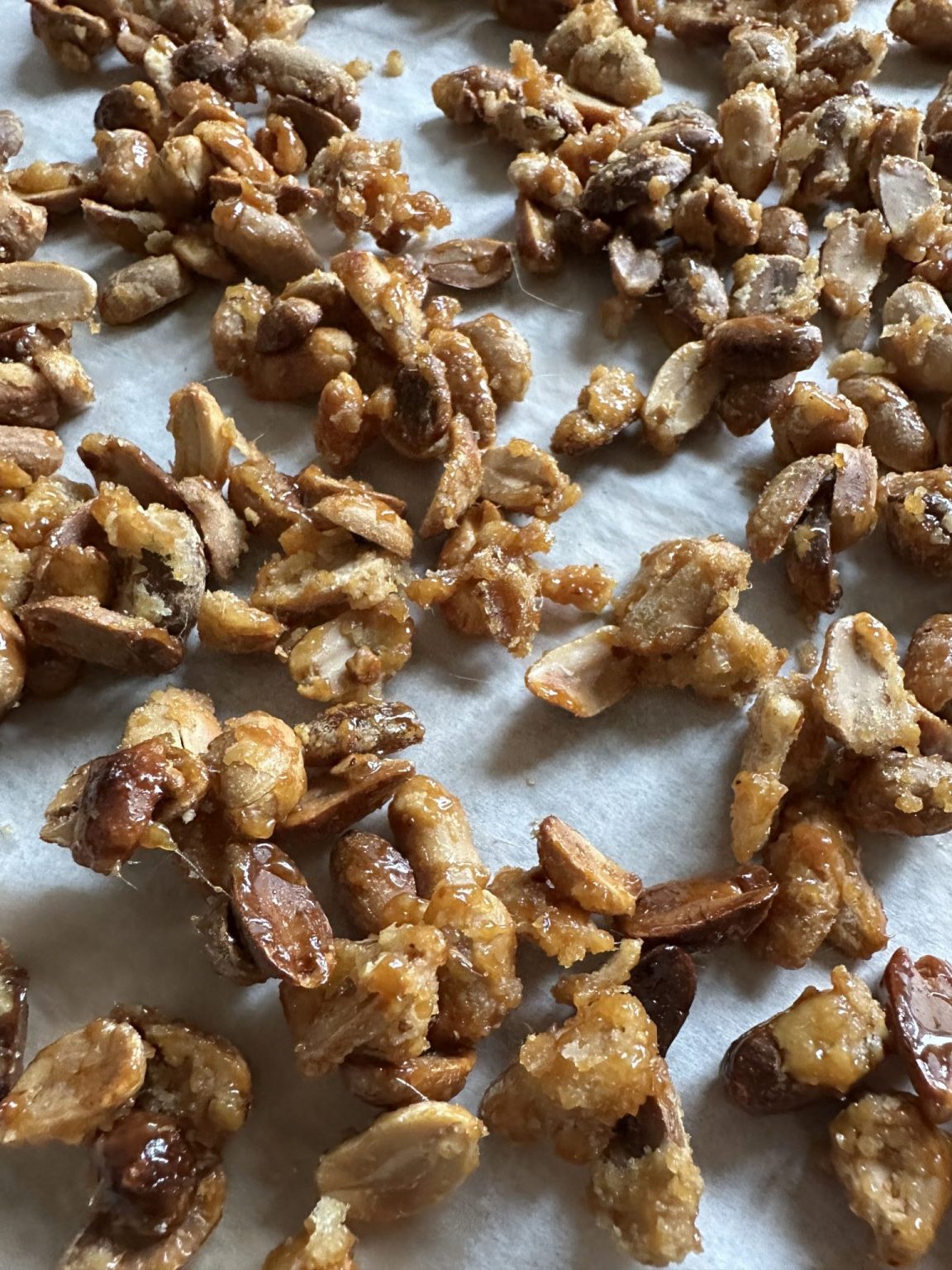 Recette facile chouchous au Air Fryer, des cacahuètes caramélisés